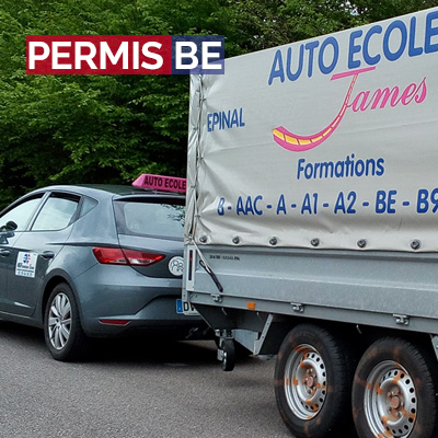 Permis remorque BE - MG Formation Epinal